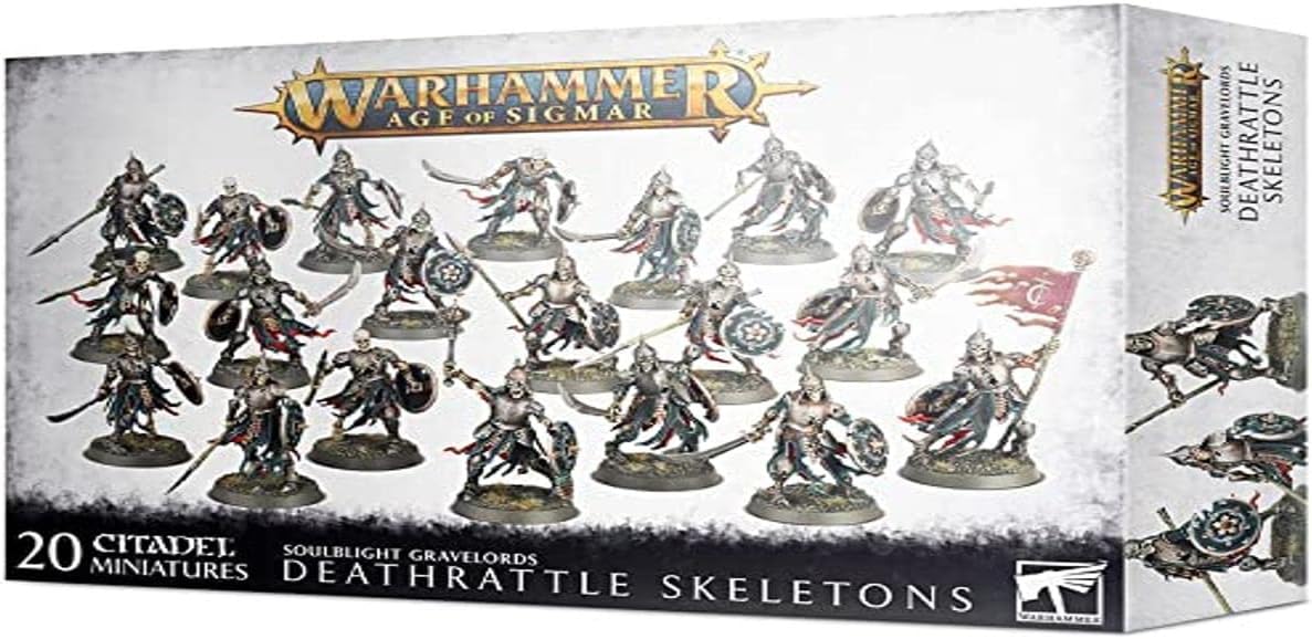 Warhammer Age of Sigmar: Soulblight Gravelords Deathrattle Skeletons ...